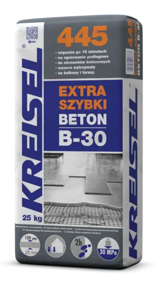SZYBKI BETON B30 445 Zaprawa cementowa szybkowiążąca
