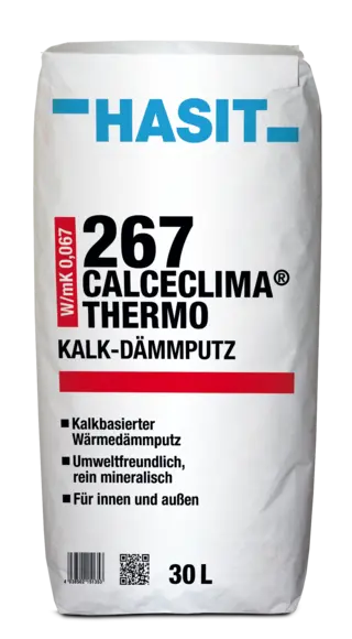 267 CalceClima® Thermo Lime Insulation Plaster | Hasit Germany